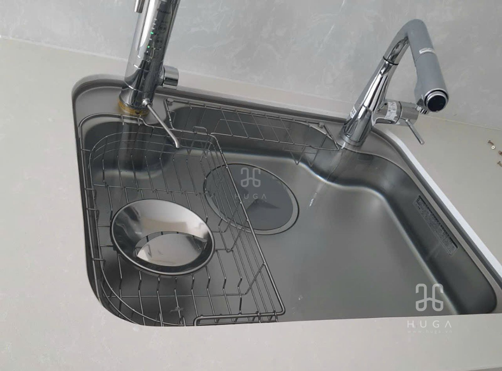 Chậu rửa chén Shigeru IK-K FS nhập khẩu nguyên chiếc từ Nhật Bản - HUGA